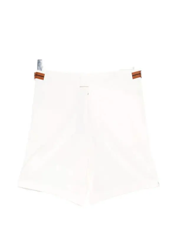Zegna Buckle-fastening Swim Shorts - Neutrals