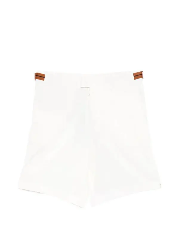 Zegna Buckle-fastening Swim Shorts - Neutrals