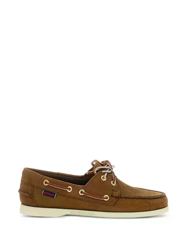 SEBAGO Round-toe Boat Shoes - Brown
