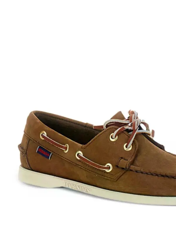 SEBAGO Round-toe Boat Shoes - Brown