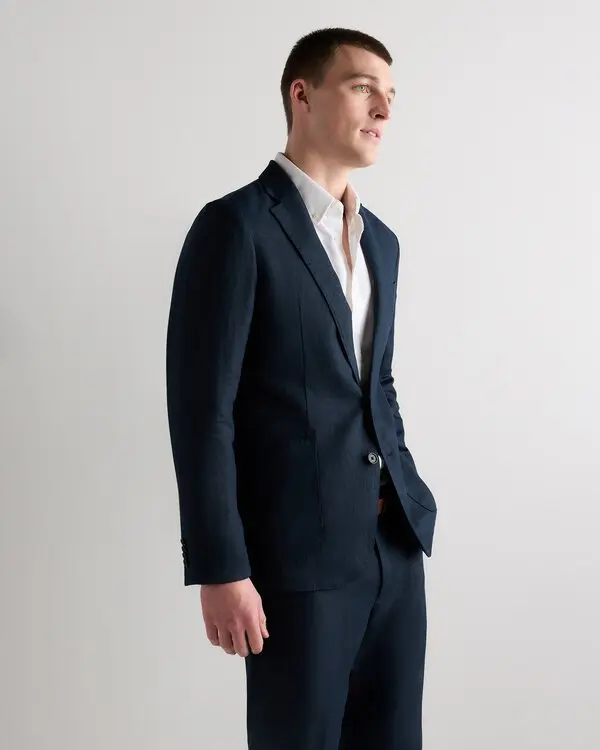 Quince 100% European Linen Tailored Blazer