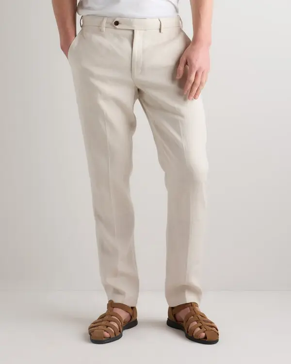 Quince European Linen Tailored Dress Pants - Sand