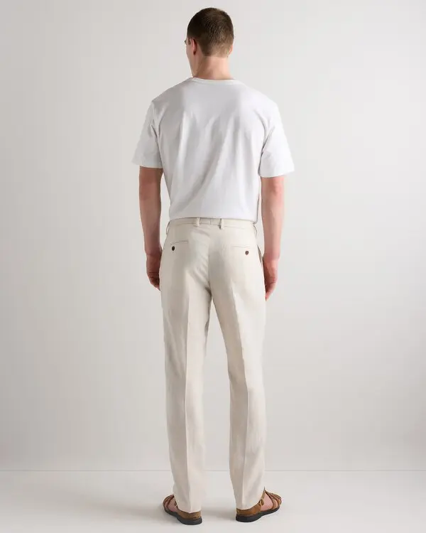 Quince European Linen Tailored Dress Pants - Sand