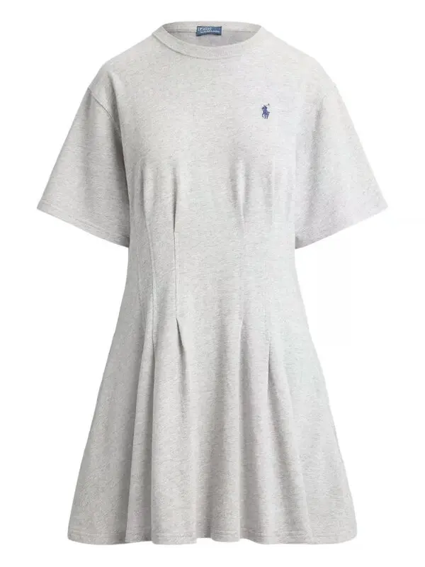 Polo Ralph Lauren Cotton Jersey T-shirt Dress With Pleated Skirt