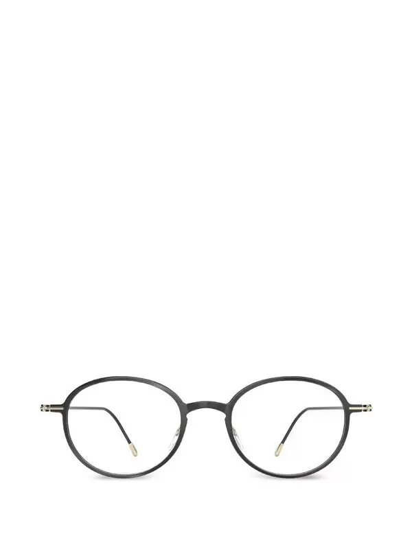 SILHOUETTE Lite Spirit Round-frame Glasses - Black