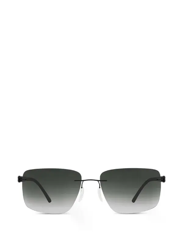 SILHOUETTE Carbon T1 Square-frame Sunglasses - Black