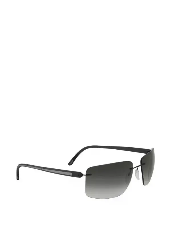SILHOUETTE Carbon T1 Square-frame Sunglasses
