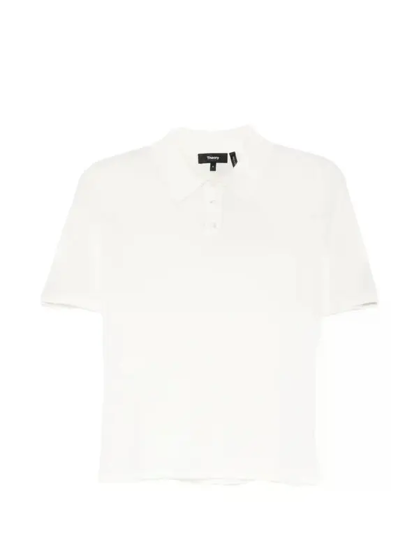 Theory Short-sleeve Polo Shirt - White