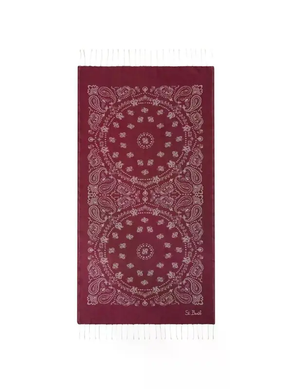 MC2 SAINT BARTH Printed Beach Towel - Red