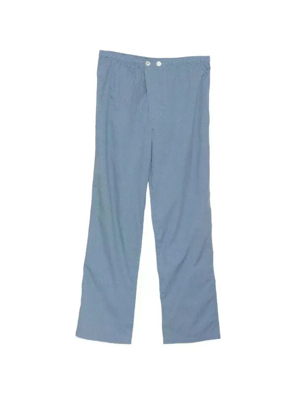 Zegna Printed Lounge Trousers - Blue