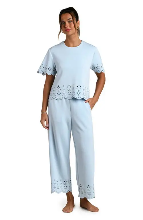 La Blanca Cloudset Eyelet Lounge Pants - Drift