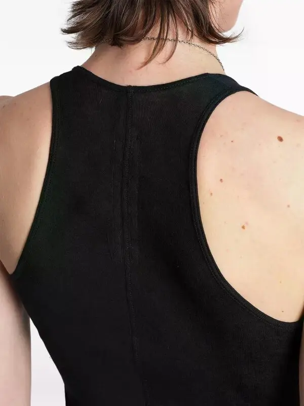 Rick Owens Racer-back Semi-sheer Dress