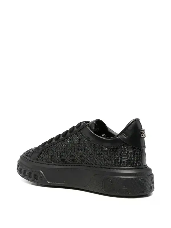 Casadei Lace-up Sneakers - Black