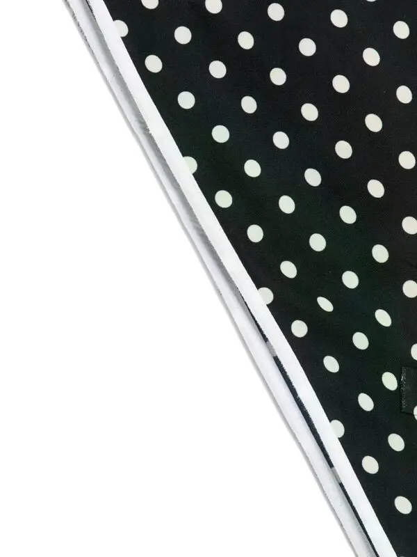 N°21 Polka-dot-print Scarf - Black