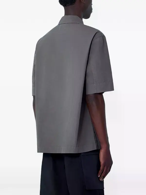 MARGARET HOWELL Boxy-fit Cotton-poplin Polo Shirt