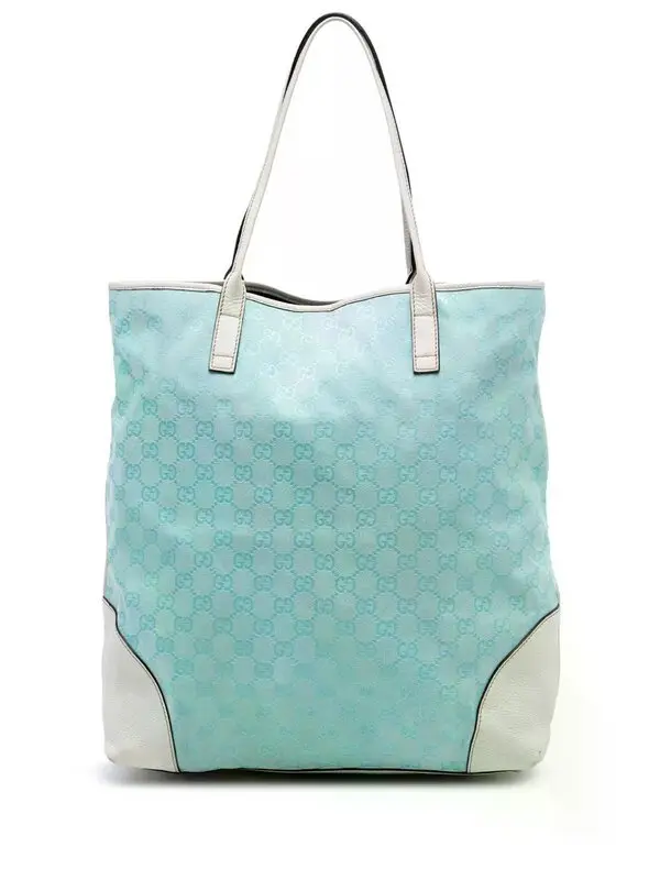 Gucci Gg Canvas Tote Bag - Blue