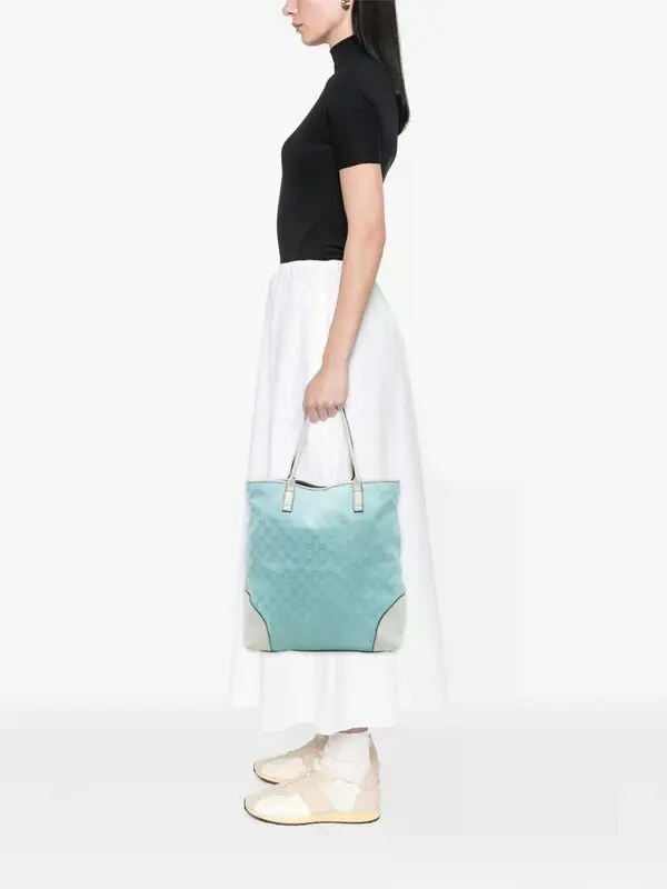 Gucci Gg Canvas Tote Bag - Blue