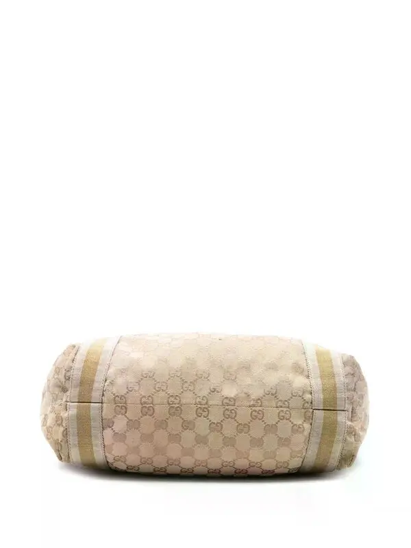 Gucci 2016-2026 Gg Canvas Web Tote Bag - Neutrals