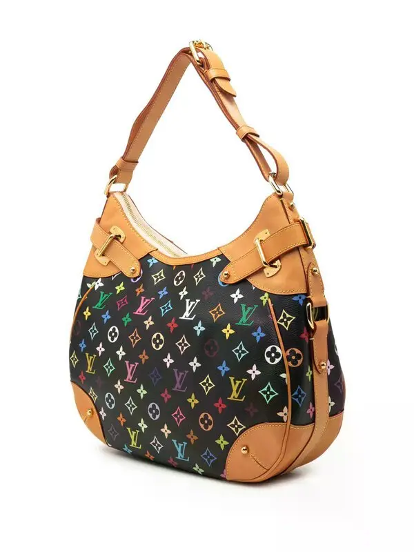 LOUIS VUITTON 2008 Monogram Multicolore Greta Shoulder Bag - Black