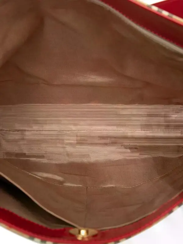 Burberry Haymarket Check Canvas Tote Bag