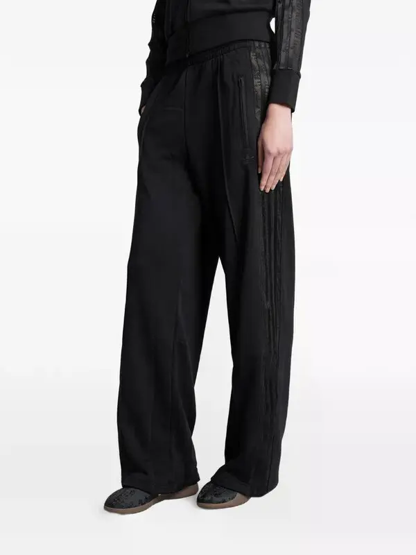 Adidas Firebird Lace-panelled Track Pants - Black