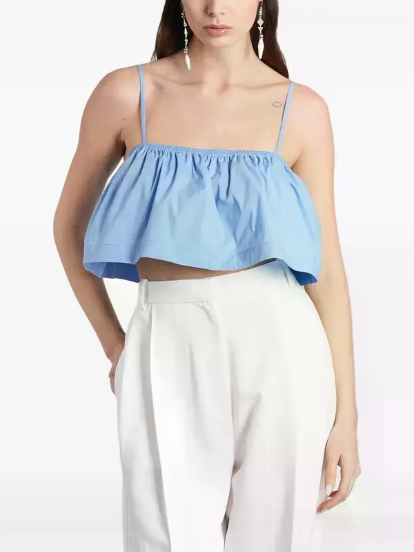IRO PARIS Naomy Ruffled Cropped Top