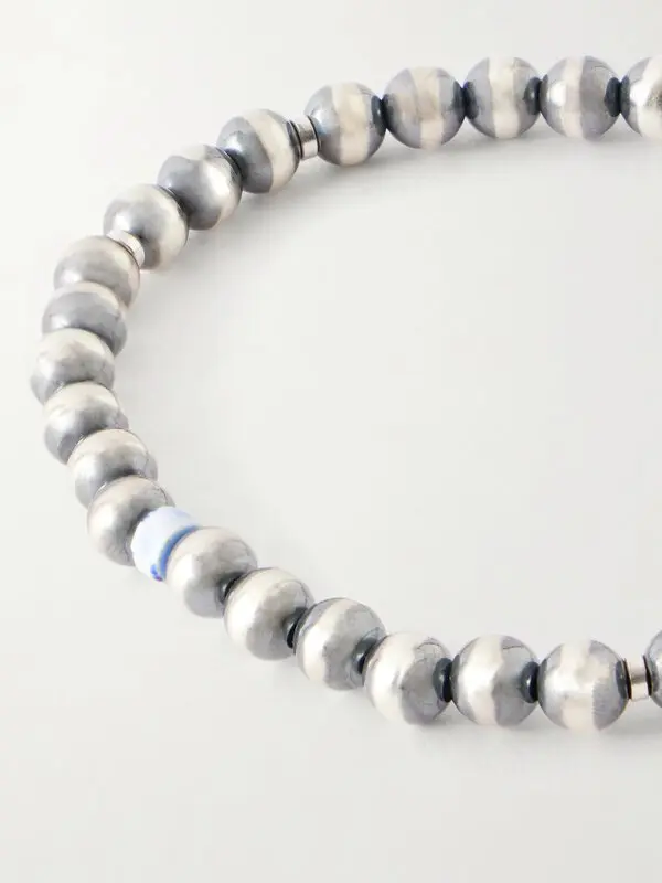 MIKIA Sterling Multi-stone Beaded Bracelet