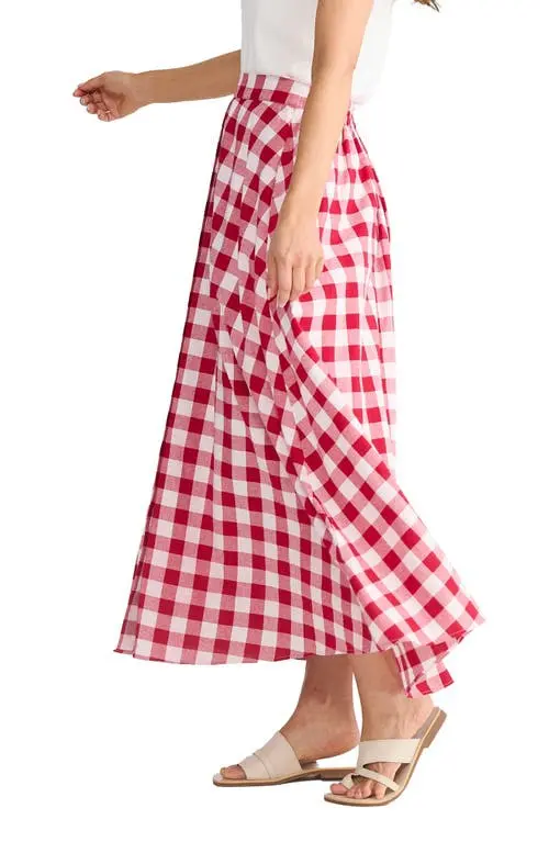 BRAVE+TRUE Lucy Check Maxi Skirt
