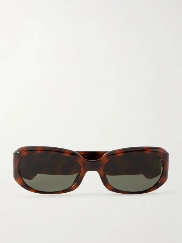 Saint Laurent Sl 868 Squared-frame Sunglasses - Tortoiseshell