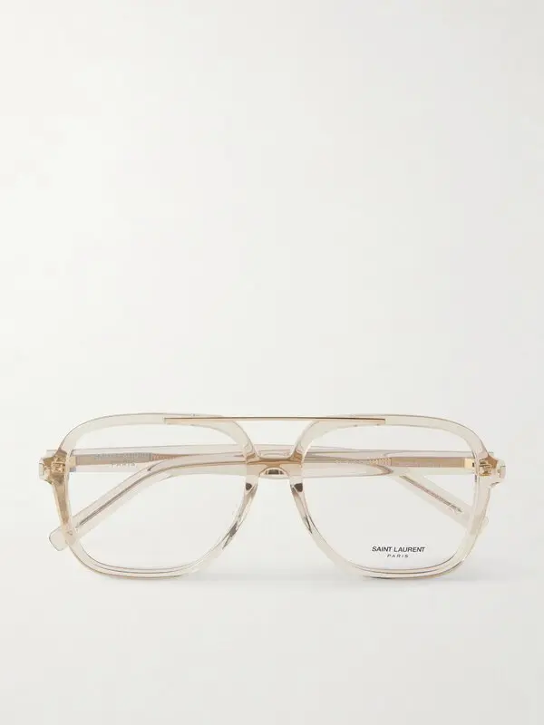 Saint Laurent Sl 545 Acetate Glasses - Neutrals