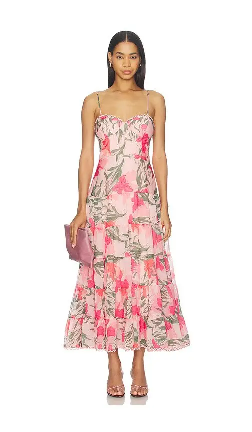 Astr The Label Lianna Dress - Pink Floral