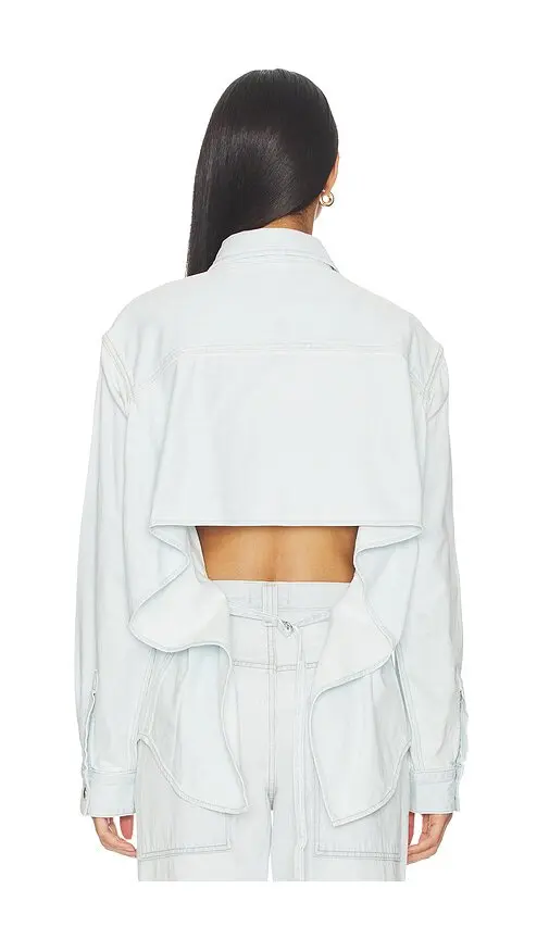 AGOLDE Theo Shirt With Back Vent Design - Link