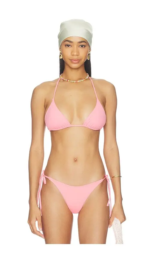 SKIMS Signature Swim Triangle Top - Melon