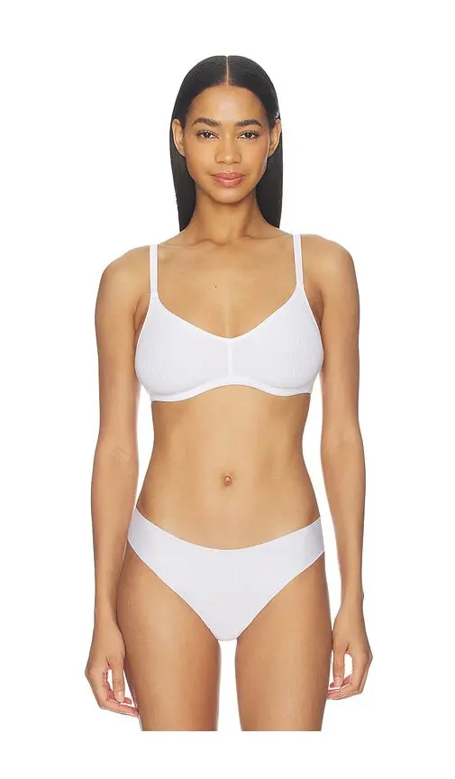 NEGATIVE UNDERWEAR Whipped Non-wire Bra - White
