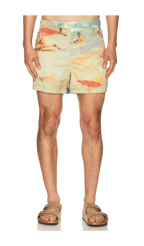 Cult Gaia Morfeo Swim Short - Rio Beach Print