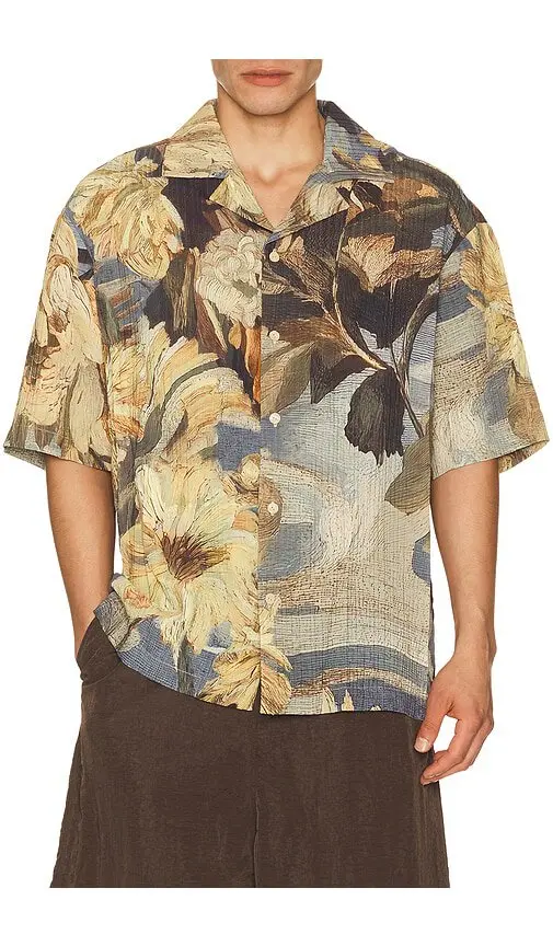 Cult Gaia Ros Shirt In Neutral