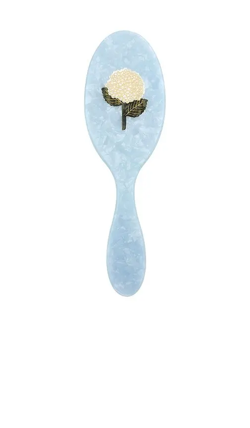 SOLAR ECLIPSE Hand-painted Hydrangea Amazing Hair Day Brush - N,a