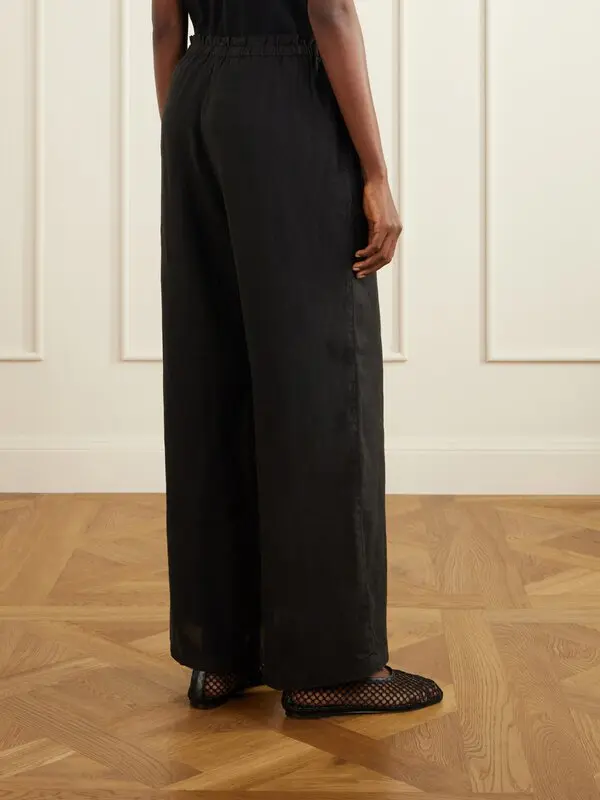 JAMES PERSE Linen Wide-leg Pants
