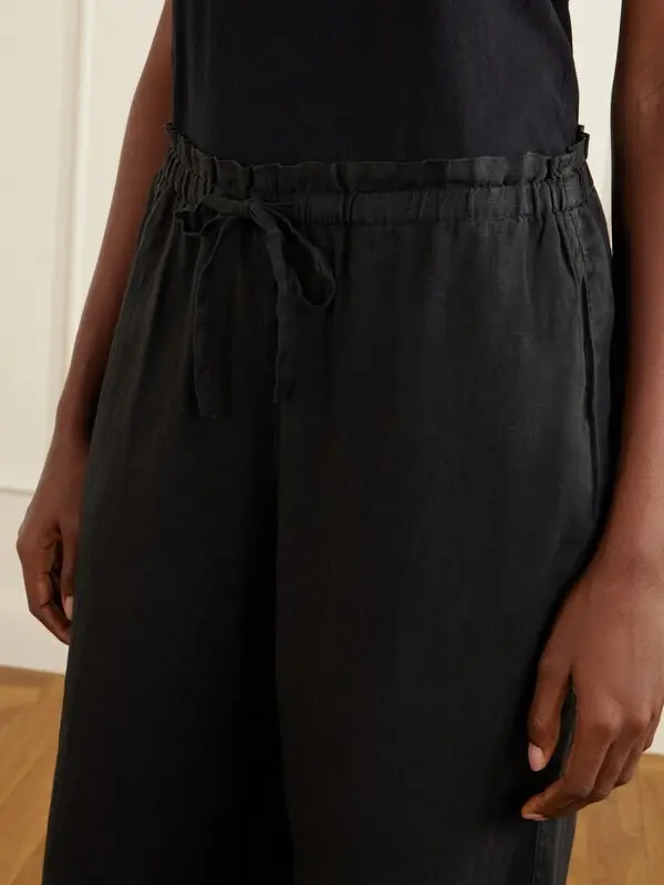 JAMES PERSE Linen Wide-leg Pants