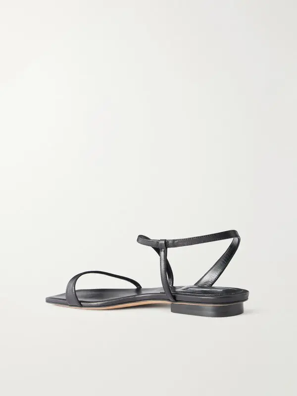 EMME PARSONS Delice Leather Sandals - Black