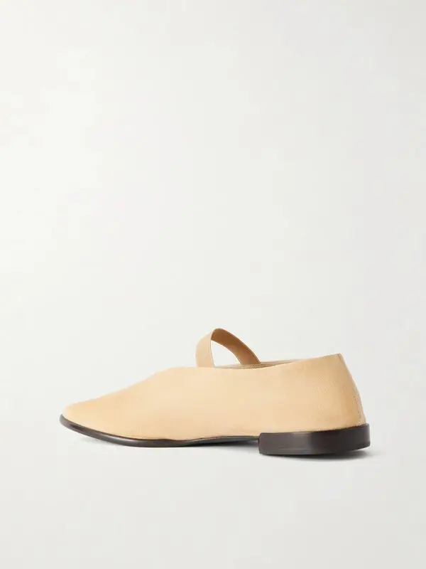 LEMAIRE Glove Leather Ballet Flats - Neutrals