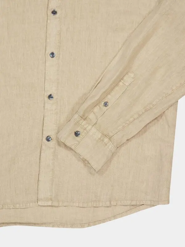 JAMES PERSE Light Khaki Classic Linen Shirt - Beige