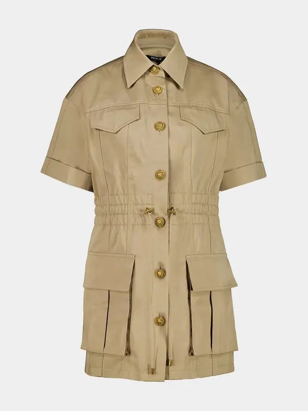 Balmain Buttoned Mini Dress