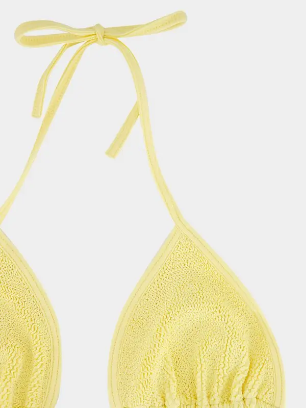 Hunza G Gina Beaded Bikini - Yellow