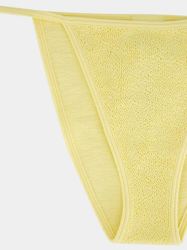 Hunza G Gina Beaded Bikini - Yellow
