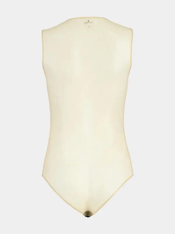 COURREGES Illusion Sunshield Bodysuit - Black