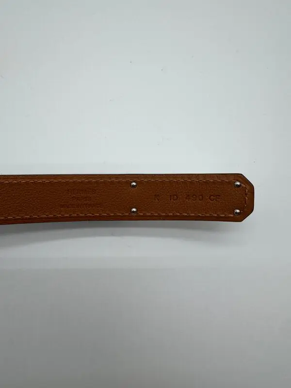Hermès Kelly Splas'h 18 Belt Box Leather Palladium Hardware