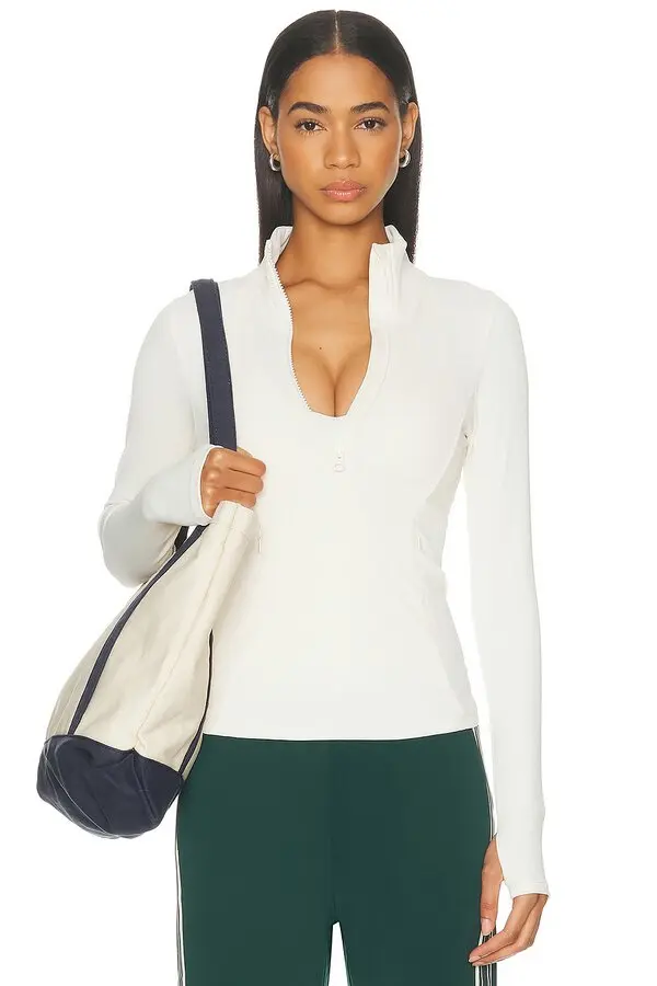 The Upside Courtship Dova Run Top - Natural