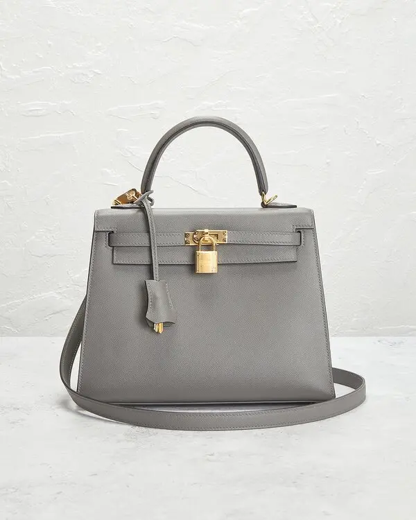 Hermès Madame Kelly 25 Handbag - Gris Meyer