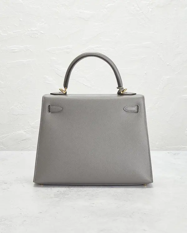 Hermès Madame Kelly 25 Handbag - Gris Meyer